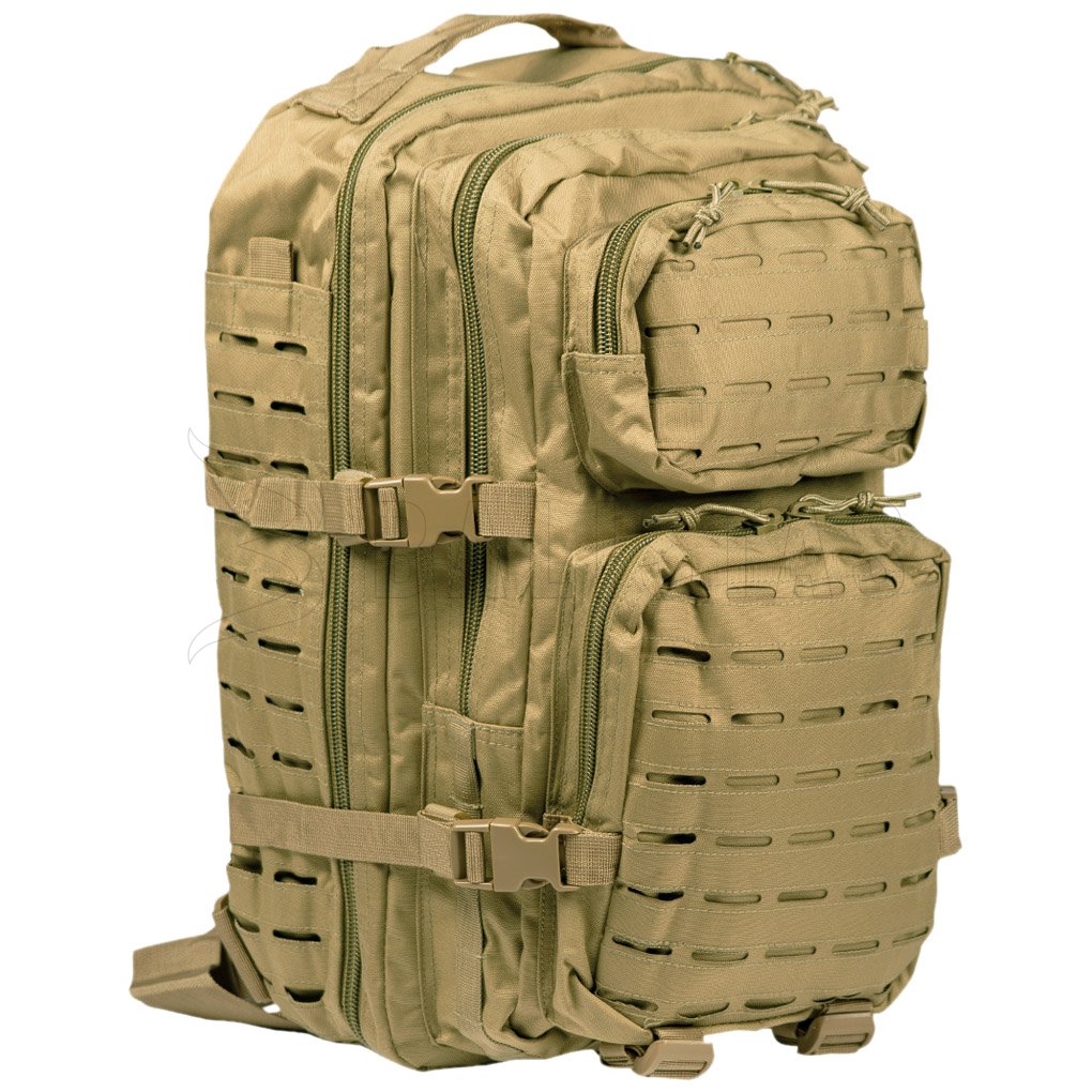 Mil-Tec US Assault Laser Cut 36l Coyote Rucksack | Balistas.de